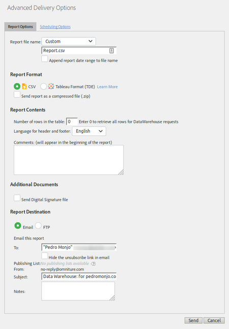 Adobe Analytics Data Warehouse - The Digital Marketing Architect